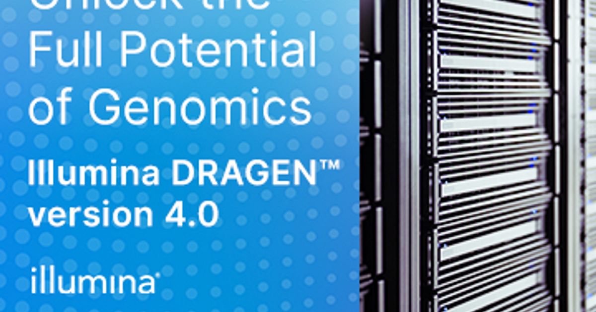 Illumina | Unlock The Full Potential of Genomics with DRAGEN v4.0